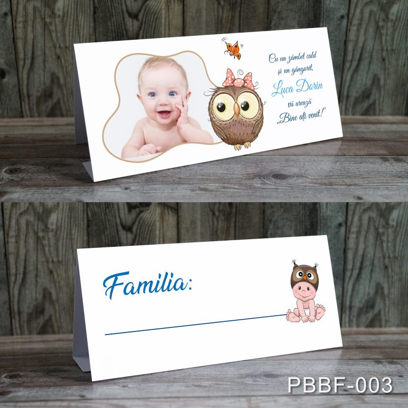 Plicuri de bani botez cu poza - Bufnita - PBBF-003 - Invitatii Botez ...