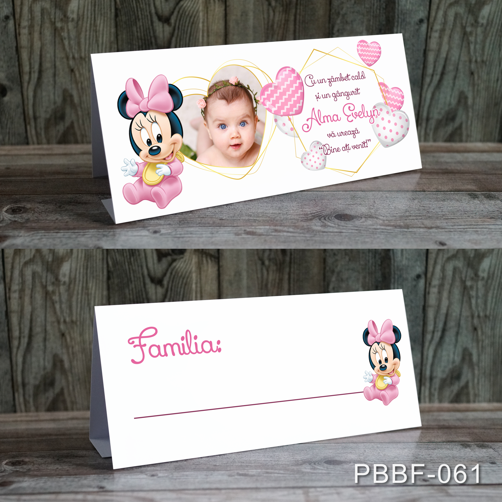 Plicuri de bani botez cu poza - Iepuras - PBBF-060 - Invitatii Botez ...